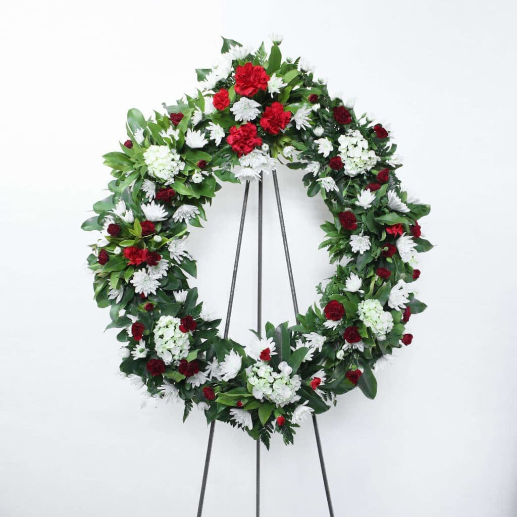 Commiseration - Standing Wreath | Jardin Caribe Flowershop Aruba